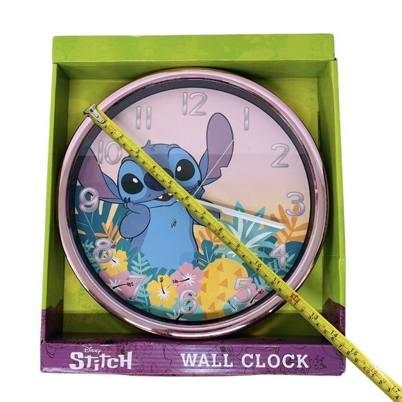 Disney | Wall Decor | Disney Stitch Hit The Waves 2 Wall Clock Analog ...